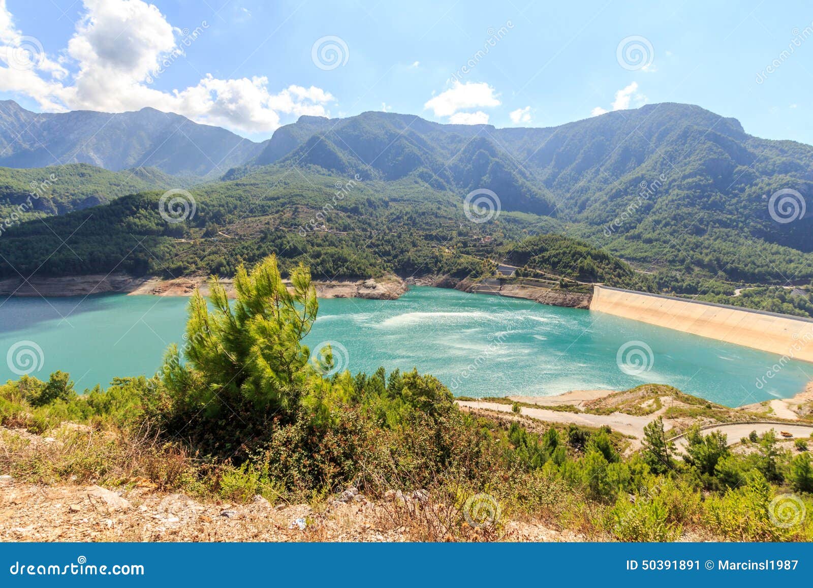Fluss Dimcay in Alanya stockbild. Bild von ruhig, berg - 50391891