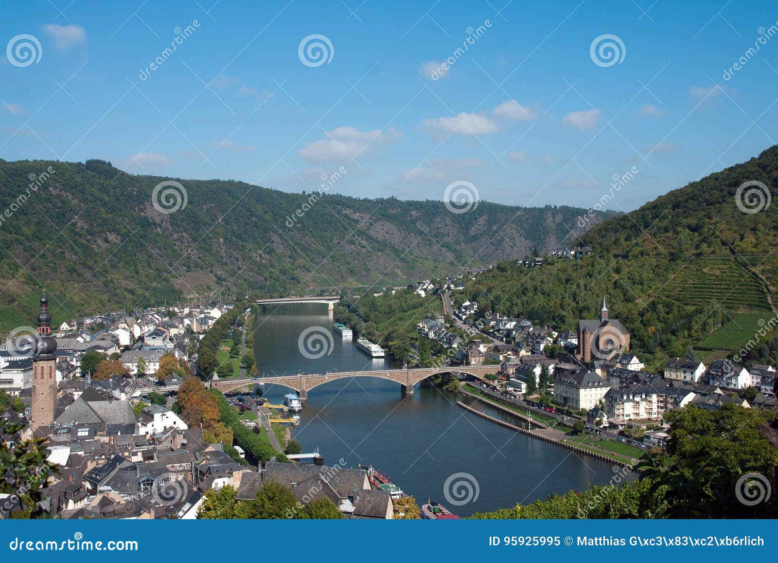 Fluss Mosel stockbild. Bild von europa, deutschland, landschaft - 95925995