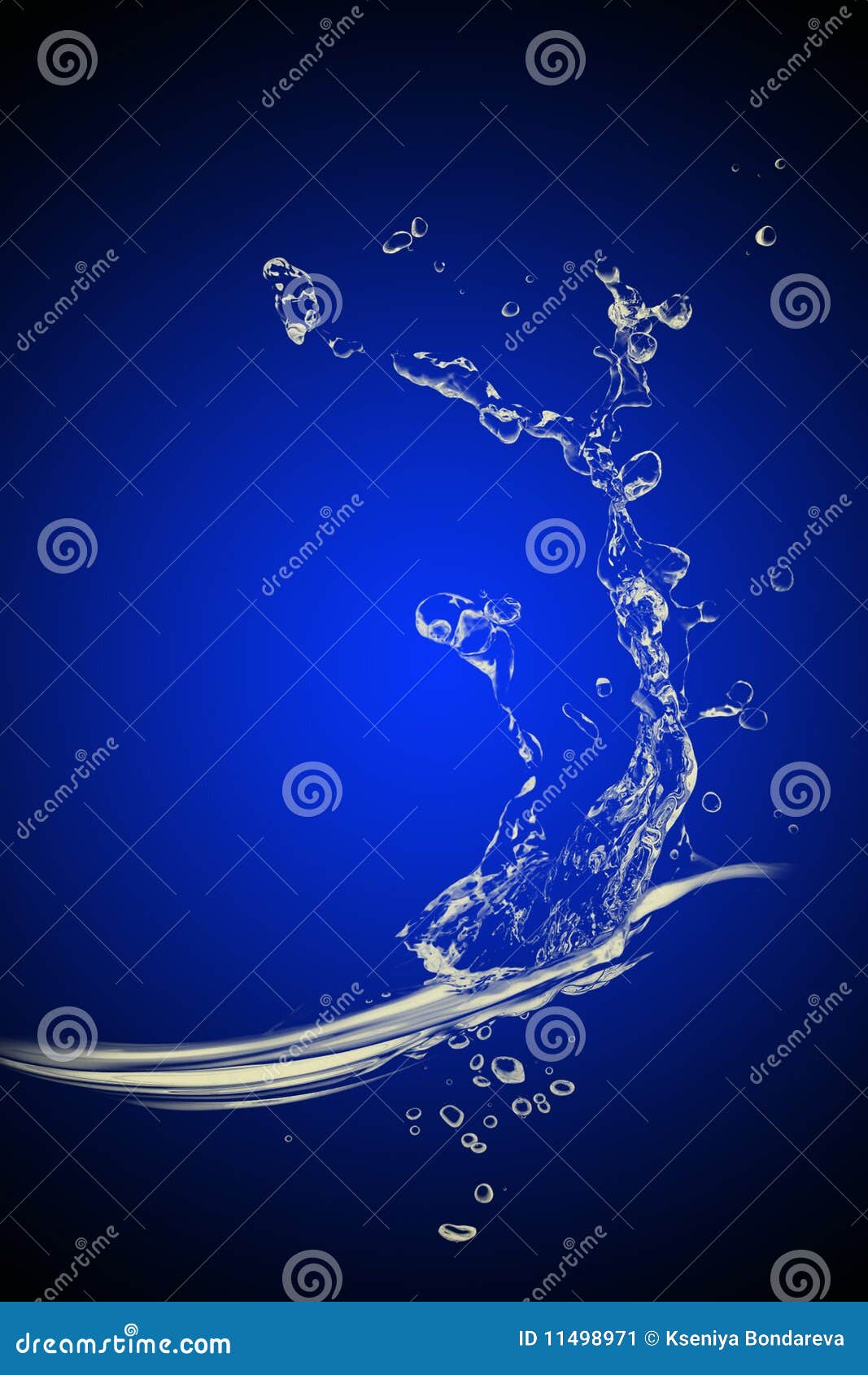 Flusso dell'acqua illustrazione di stock. Illustrazione di sfondo ...