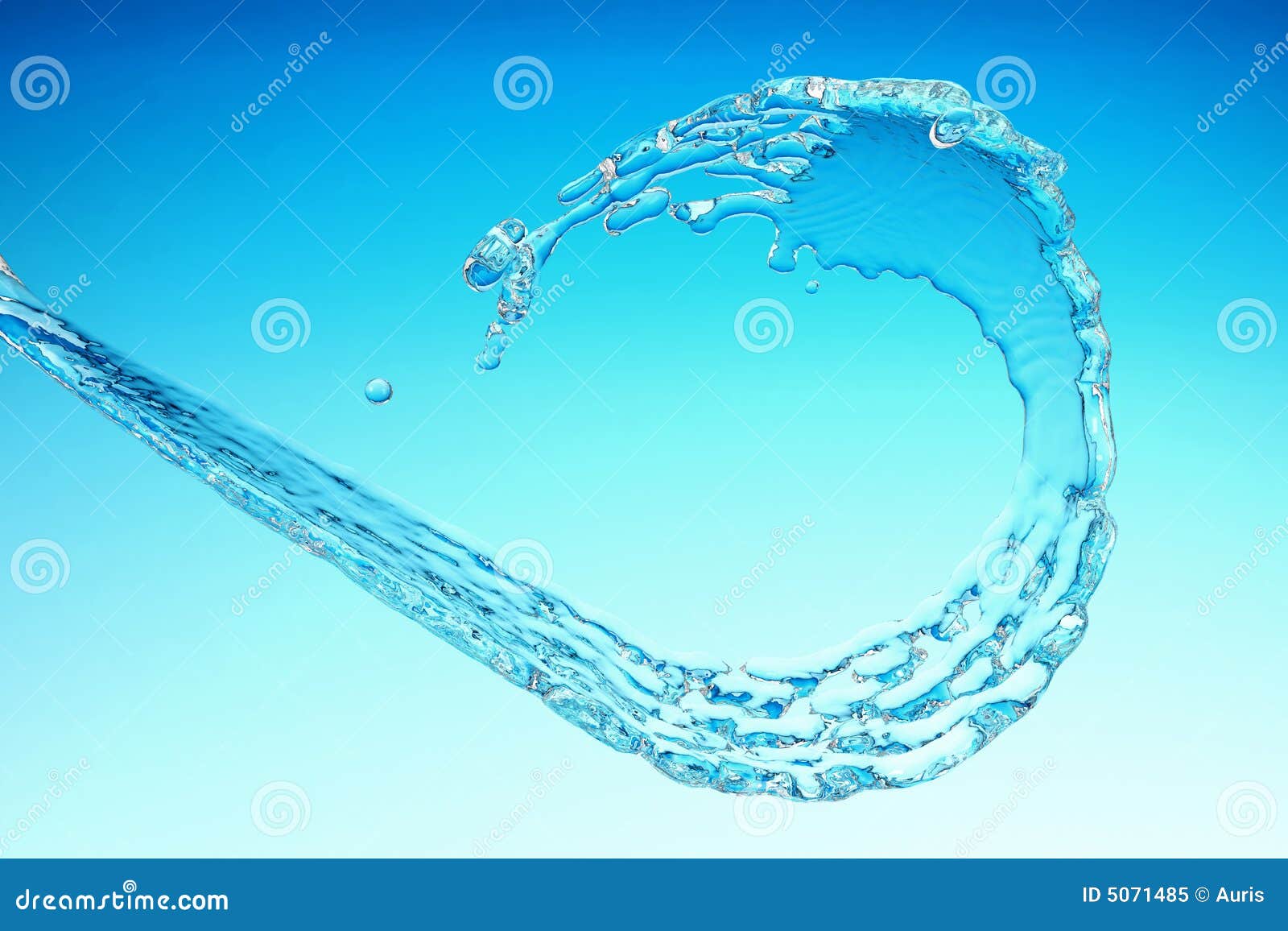 Flusso dell'acqua corrente illustrazione di stock. Illustrazione di ...