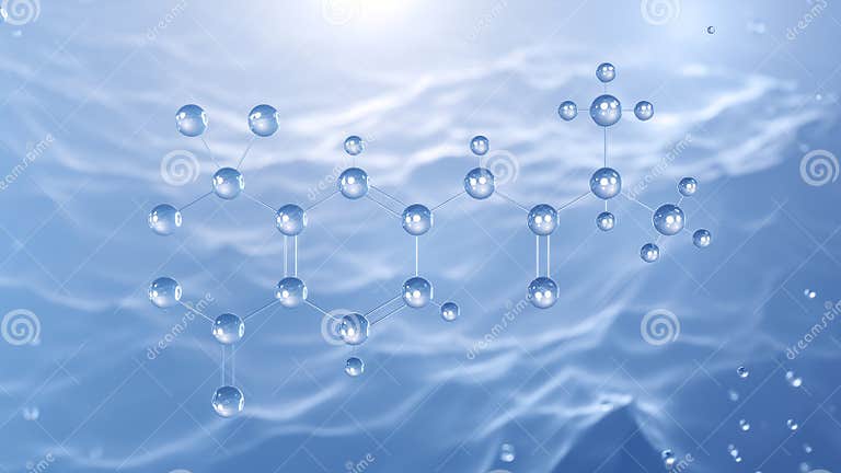 Flutamide Molecular Structure, 3d Model Molecule, Antineoplastic Agents ...