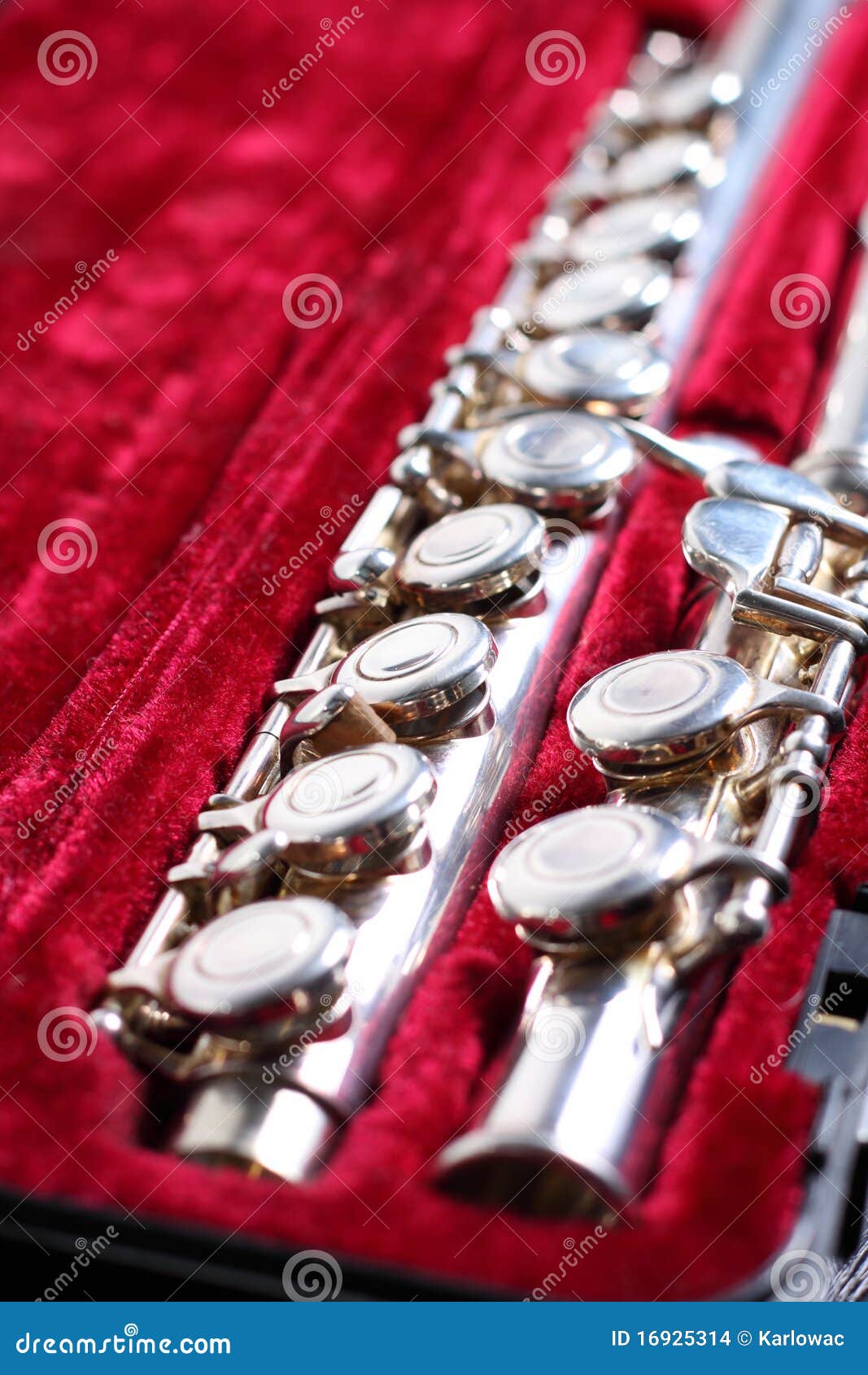 Flute stock photo. Image of music, soft, velvet, metal - 16925314