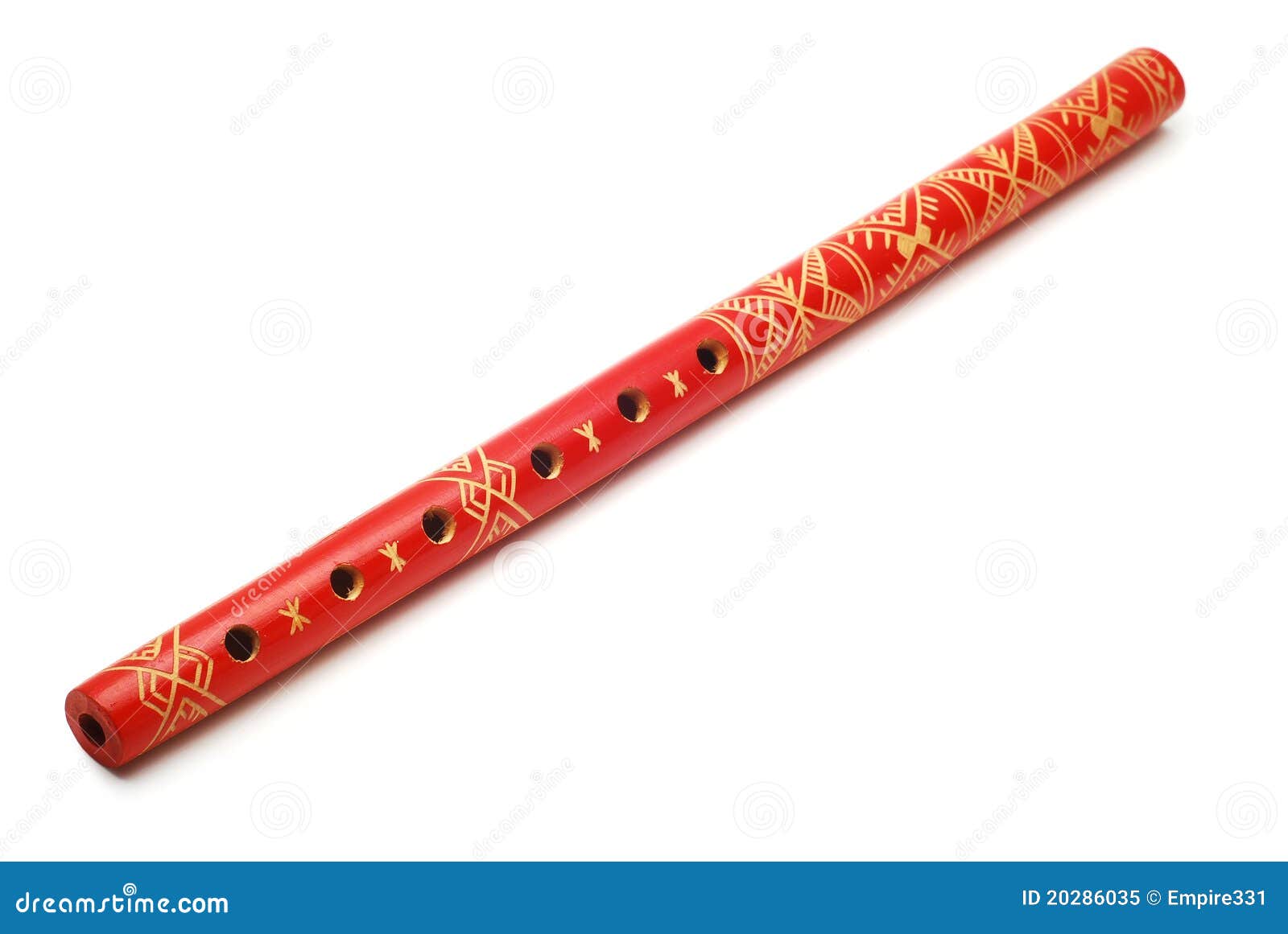 Flute stock image. Image of tube, wood, ornamented, blow - 20286035