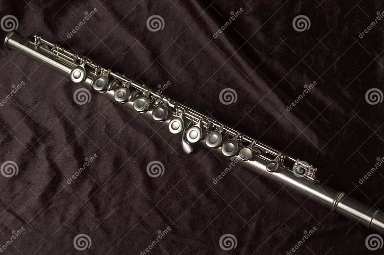 Flute diagonal view stock image. Image of musician, arts - 6007