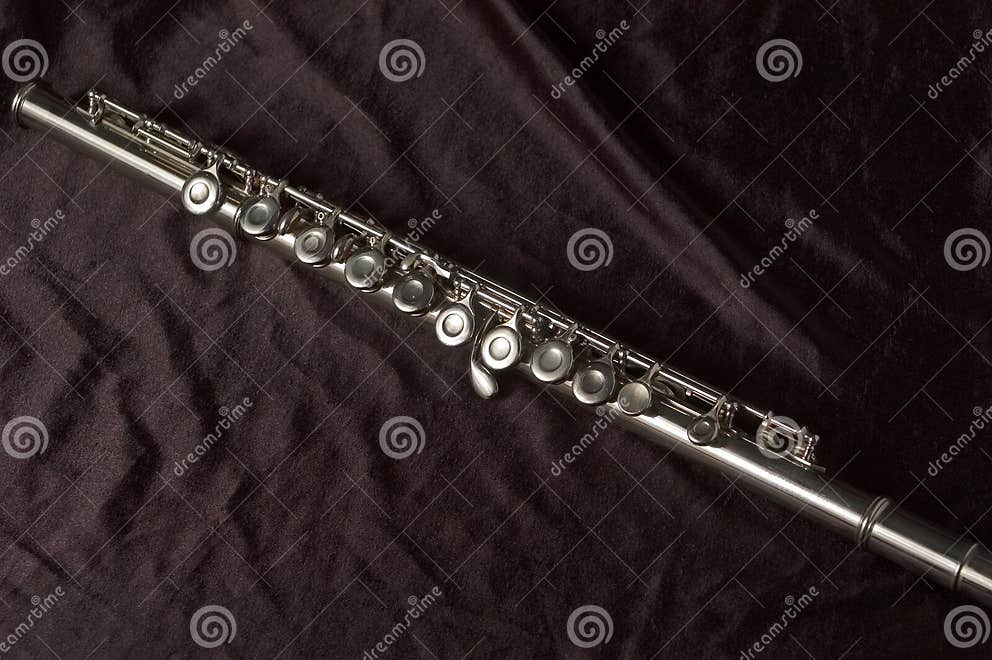 Flute diagonal view stock image. Image of musician, arts - 6007