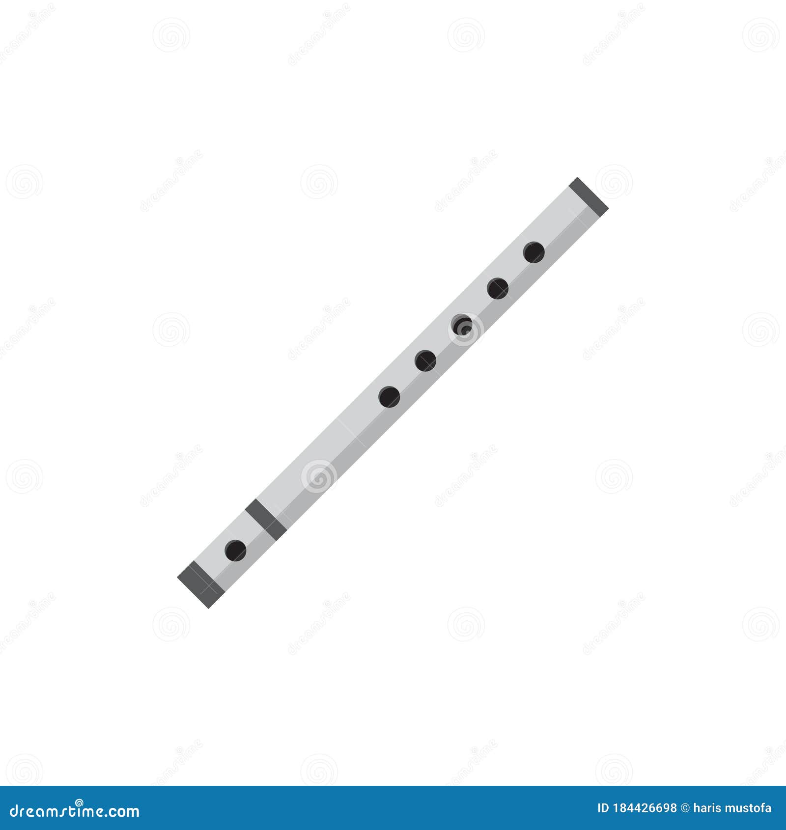 Flute Graphic Design Template Vector Isolated Stock Illustration ...
