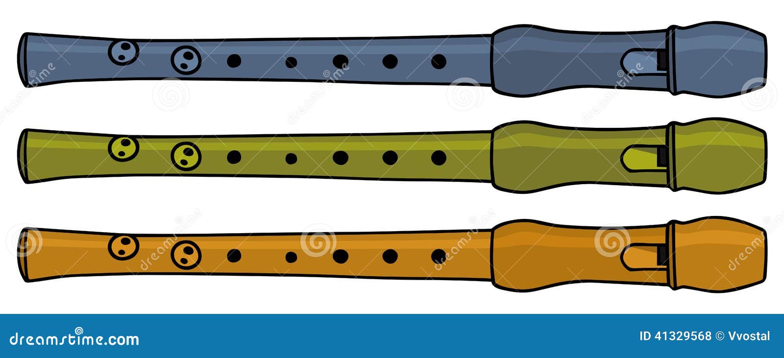 Flute Vector Illustration | CartoonDealer.com #41329568