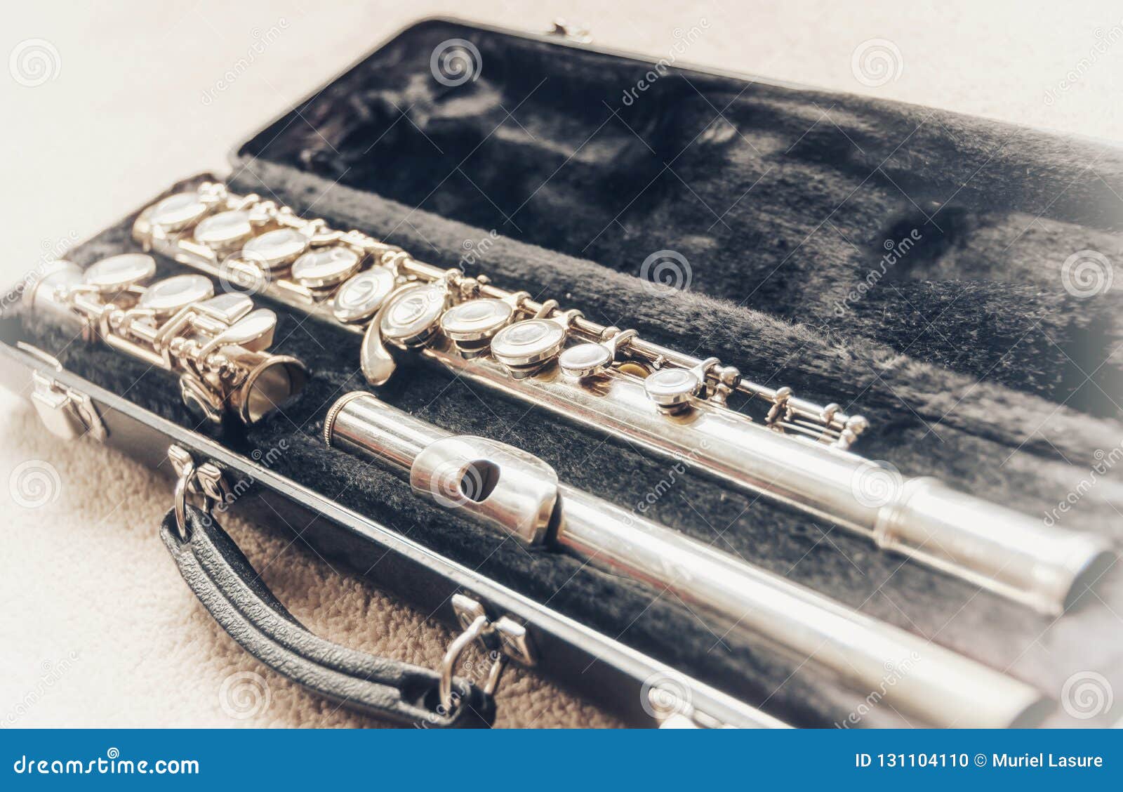 Flute instrument stock photo. Image of musical, equipment - 131104110