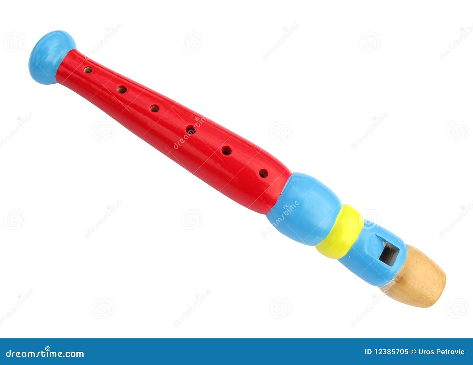 Flute Pipe Colorful for Children Stock Image - Image of blue, white ...