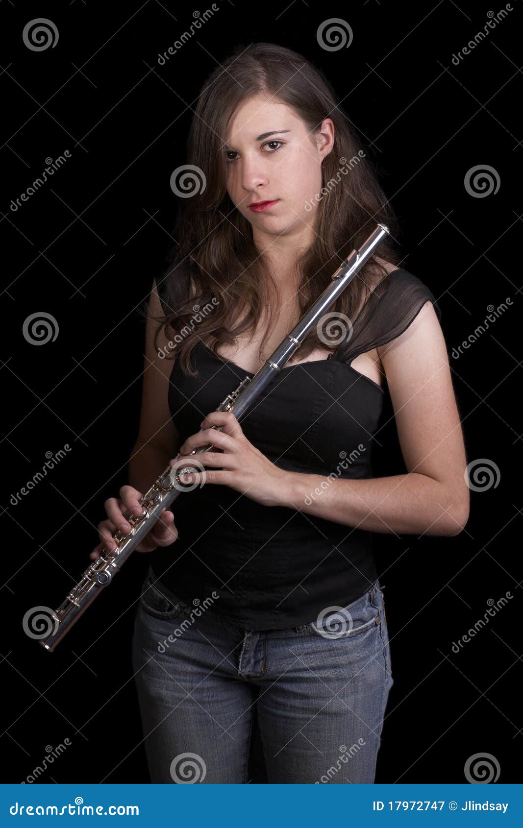 Flute Player #4 Royalty Free Stock Photography - Image: 17972747