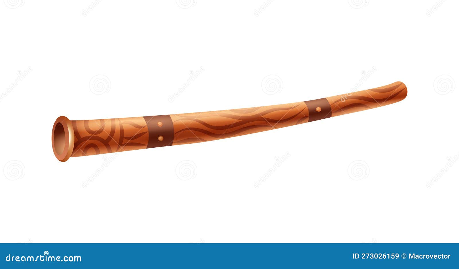 Realistic Pan Flute Isolated Seamless Pattern On White Background ...