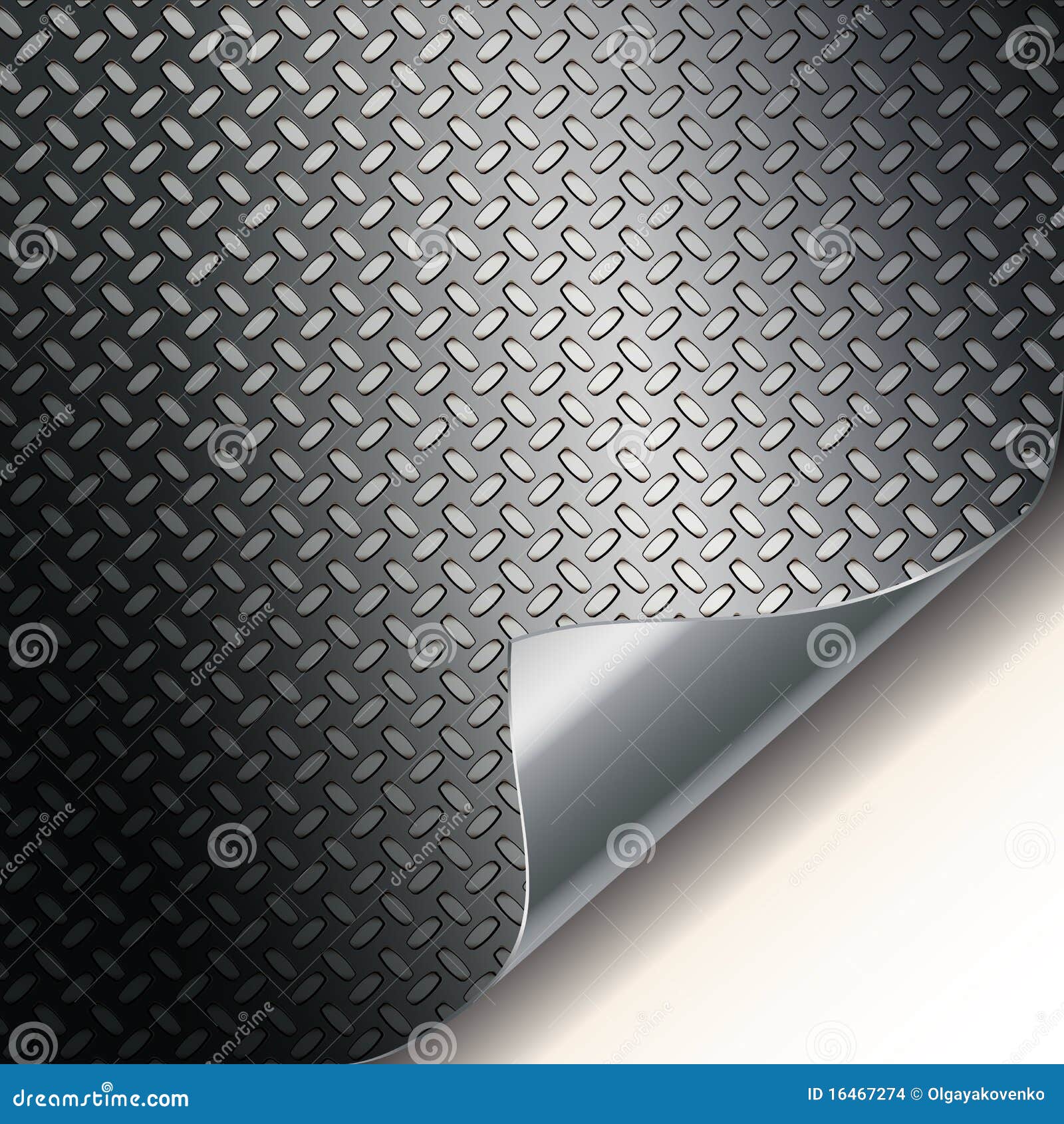 Fluted metal texture. stock vector. Illustration of macro - 16467274