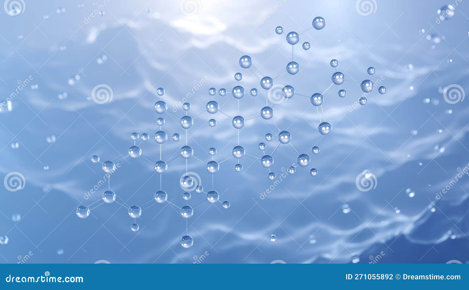 Fluticasone Propionate Molecular Structure, 3d Model Molecule, Topical ...