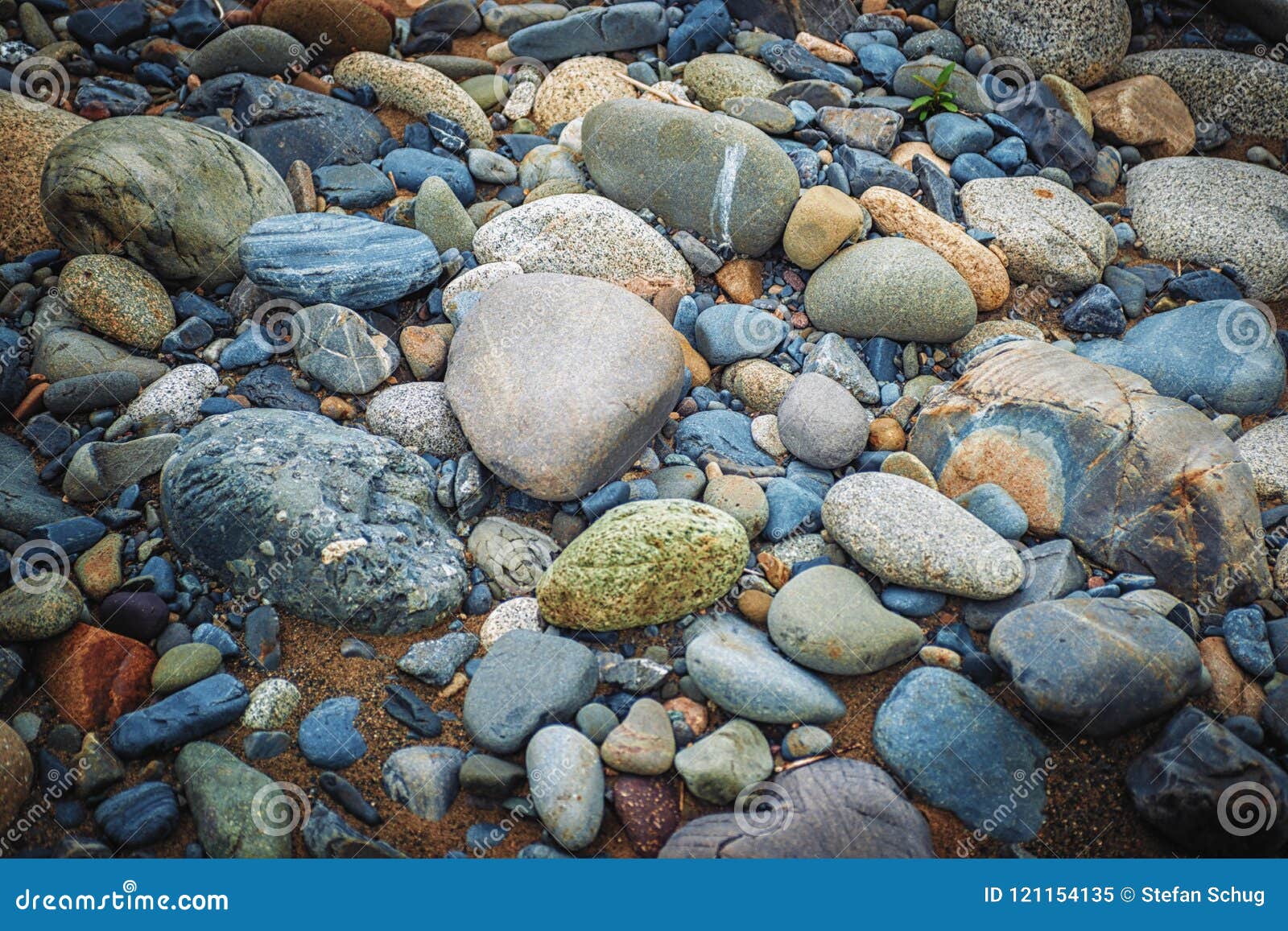 Fluvial Formed River Rocks stock image. Image of colors - 121154135