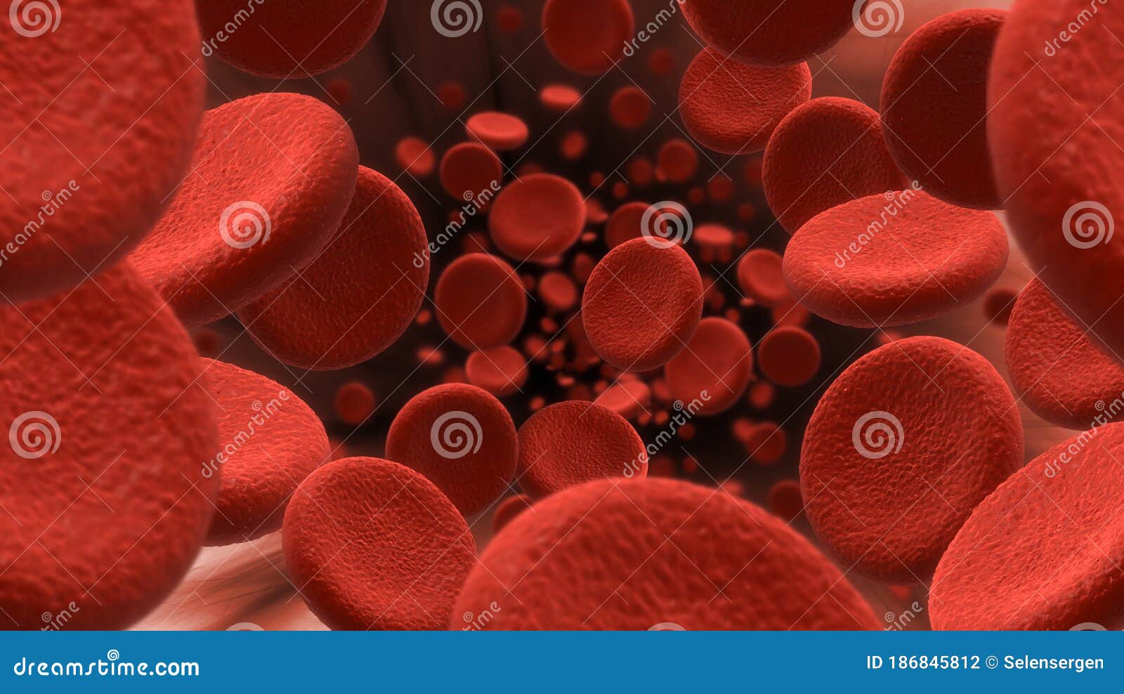 Flux de cellules sanguines illustration stock. Illustration du cellule ...