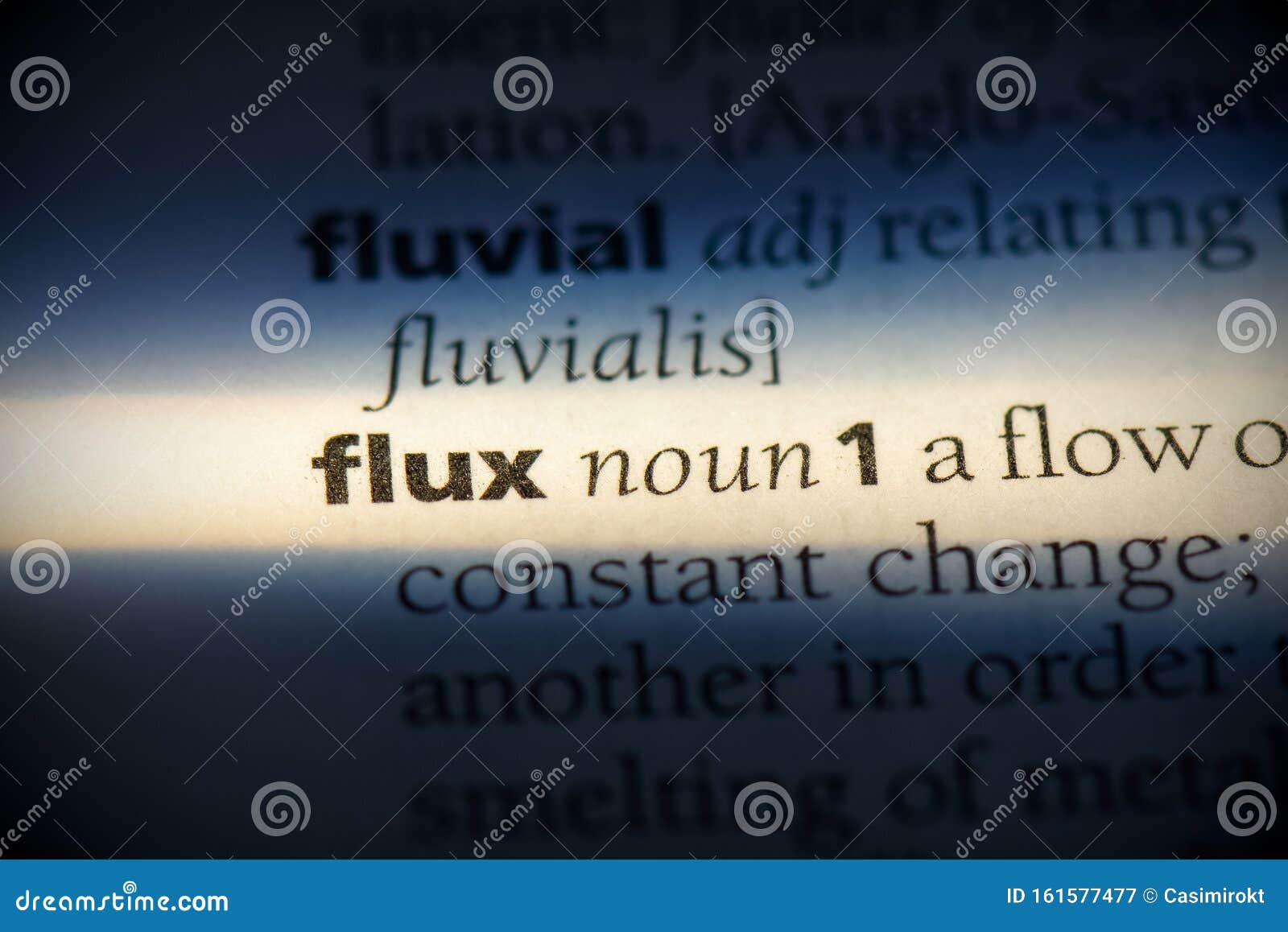 Flux stock image. Image of page, printed, education - 161577477