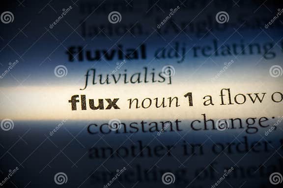 Flux stock image. Image of page, printed, education - 161577477