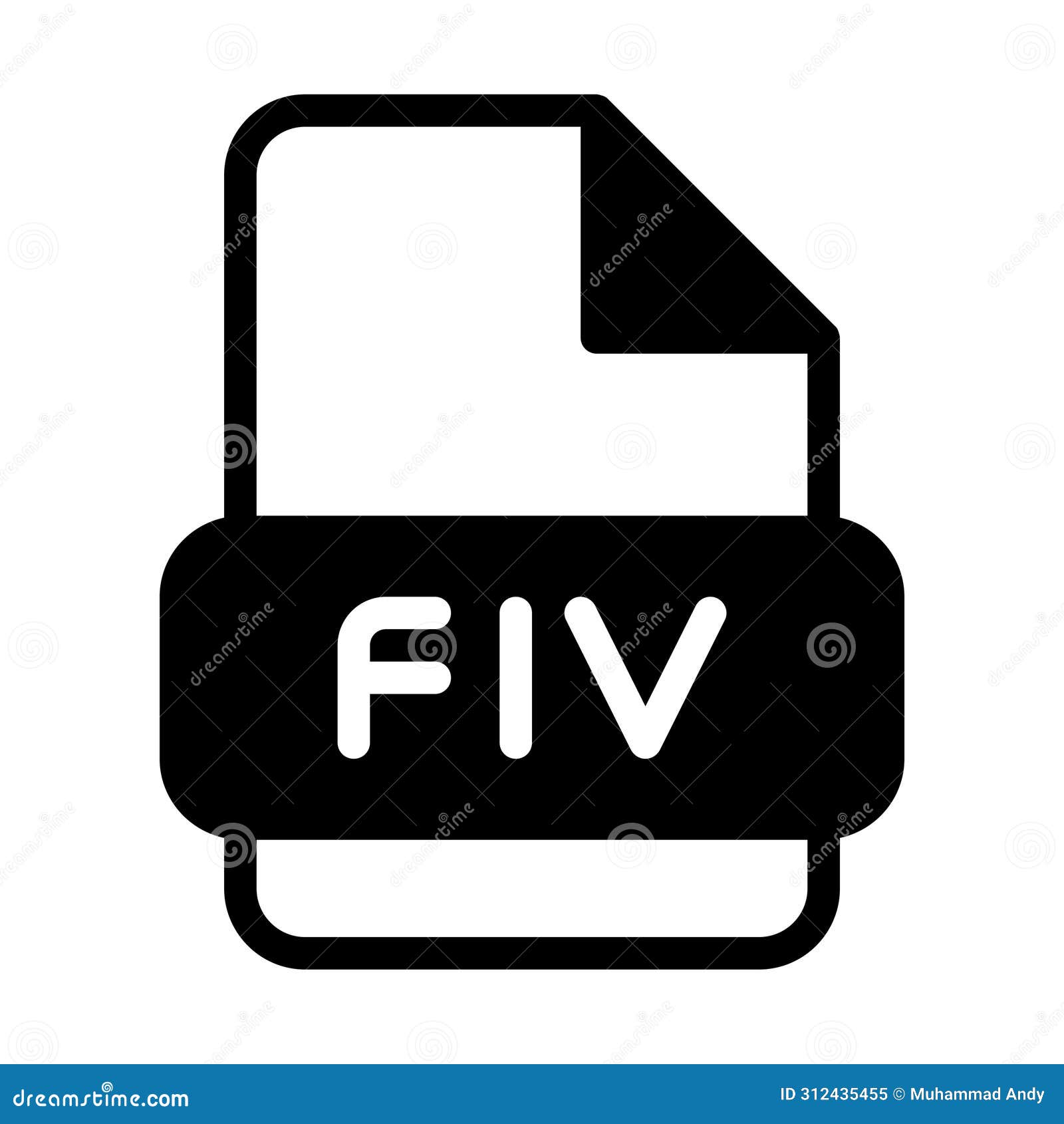 Flv File Format Video Icons. Web Files Label Icon Stock Vector ...