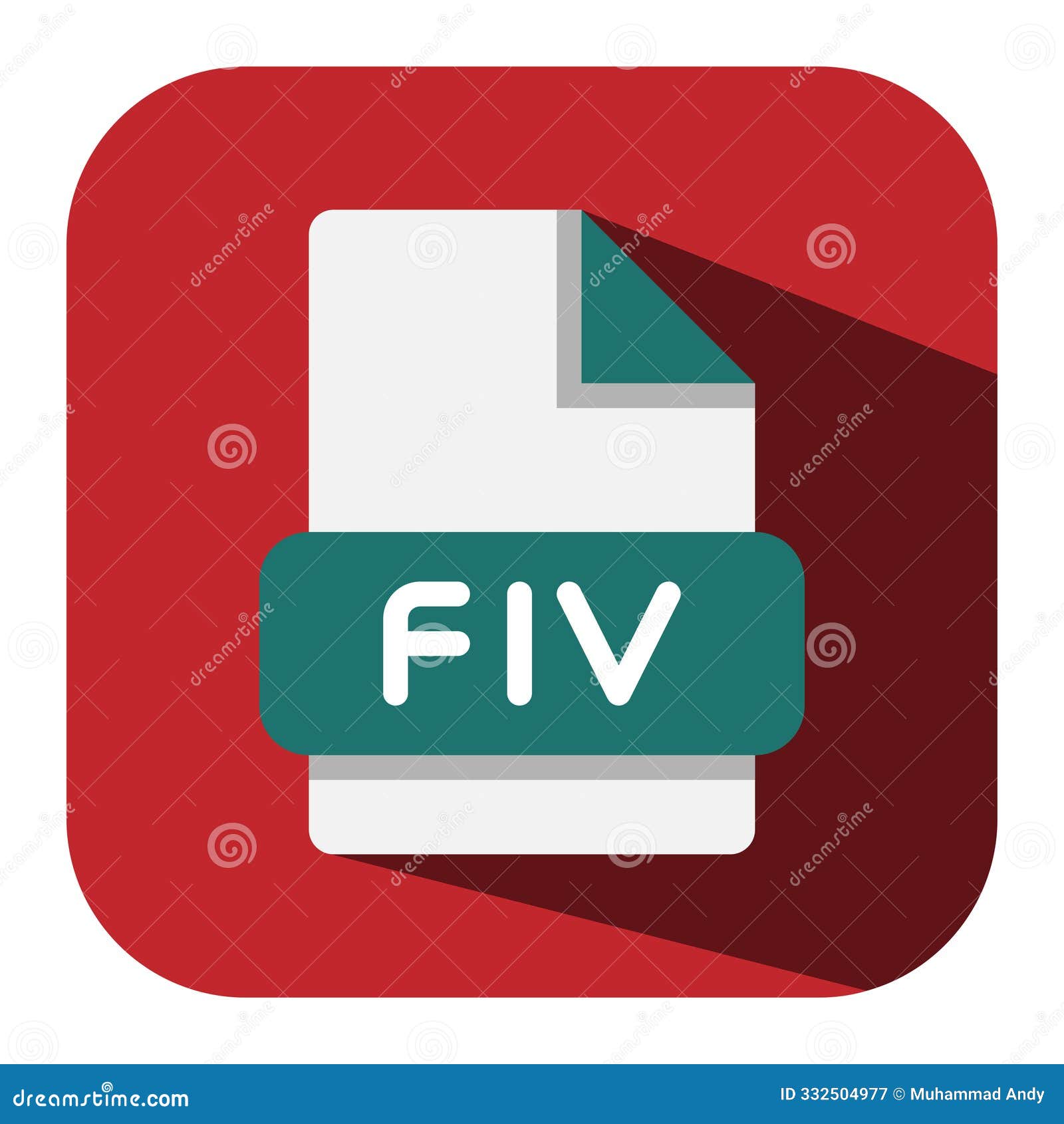 Flv File Type Flat Icon. Video Extension Designed for Web and ...