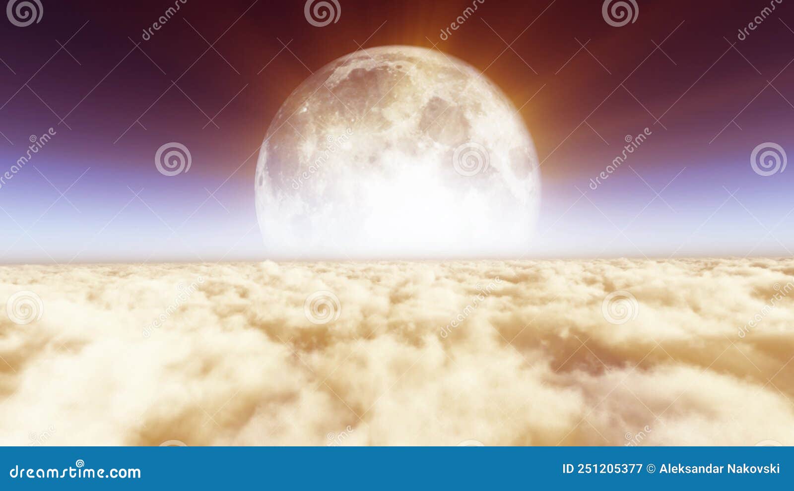 Fly above clouds moon 4k stock video. Video of clouds - 251205377