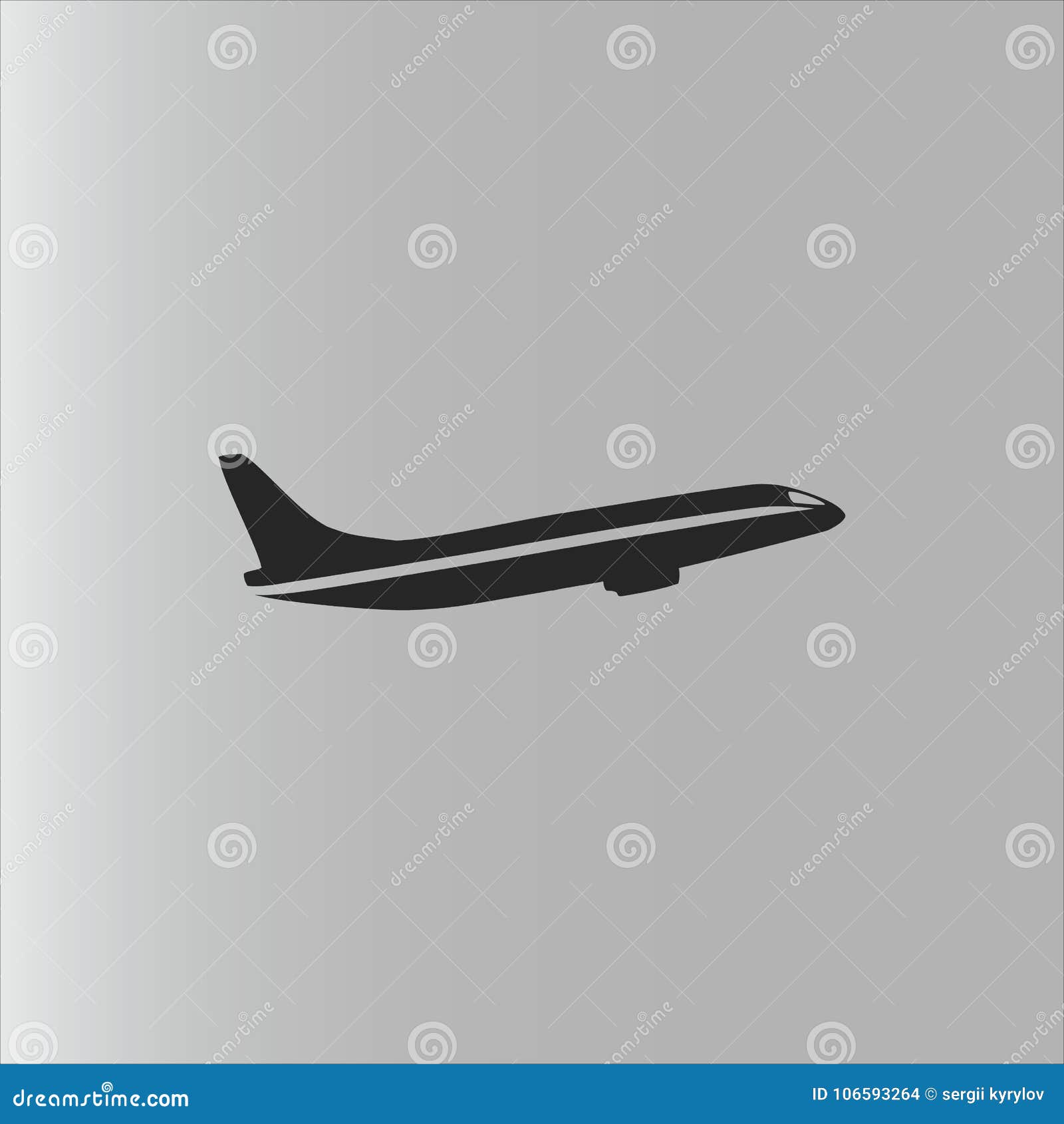 Fly Airplane Upward Airport Stock Vector - Illustration of concept ...