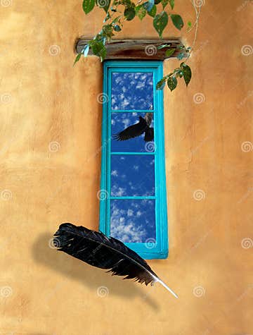 Fly Away stock image. Image of fantasy, clouds, crow - 16068951