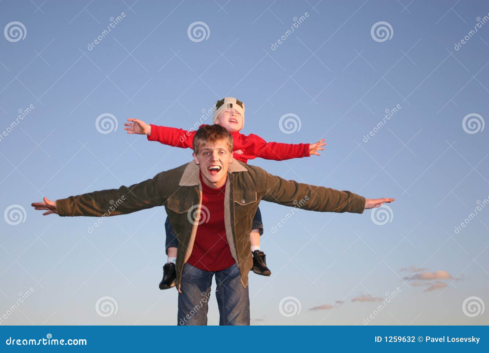 Fly boy stock photo. Image of infant, outdoor, male, exercise - 1259632