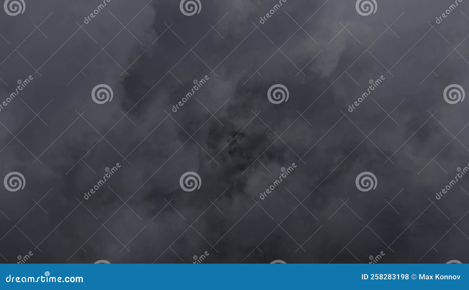 Fly in Cinematic Grey Clouds. Motion Background Loop 01 Stock Footage ...