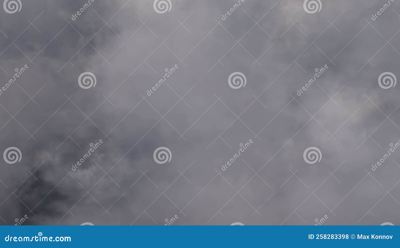 Fly in Cinematic Grey Clouds. Motion Background Loop 03 Stock Footage ...