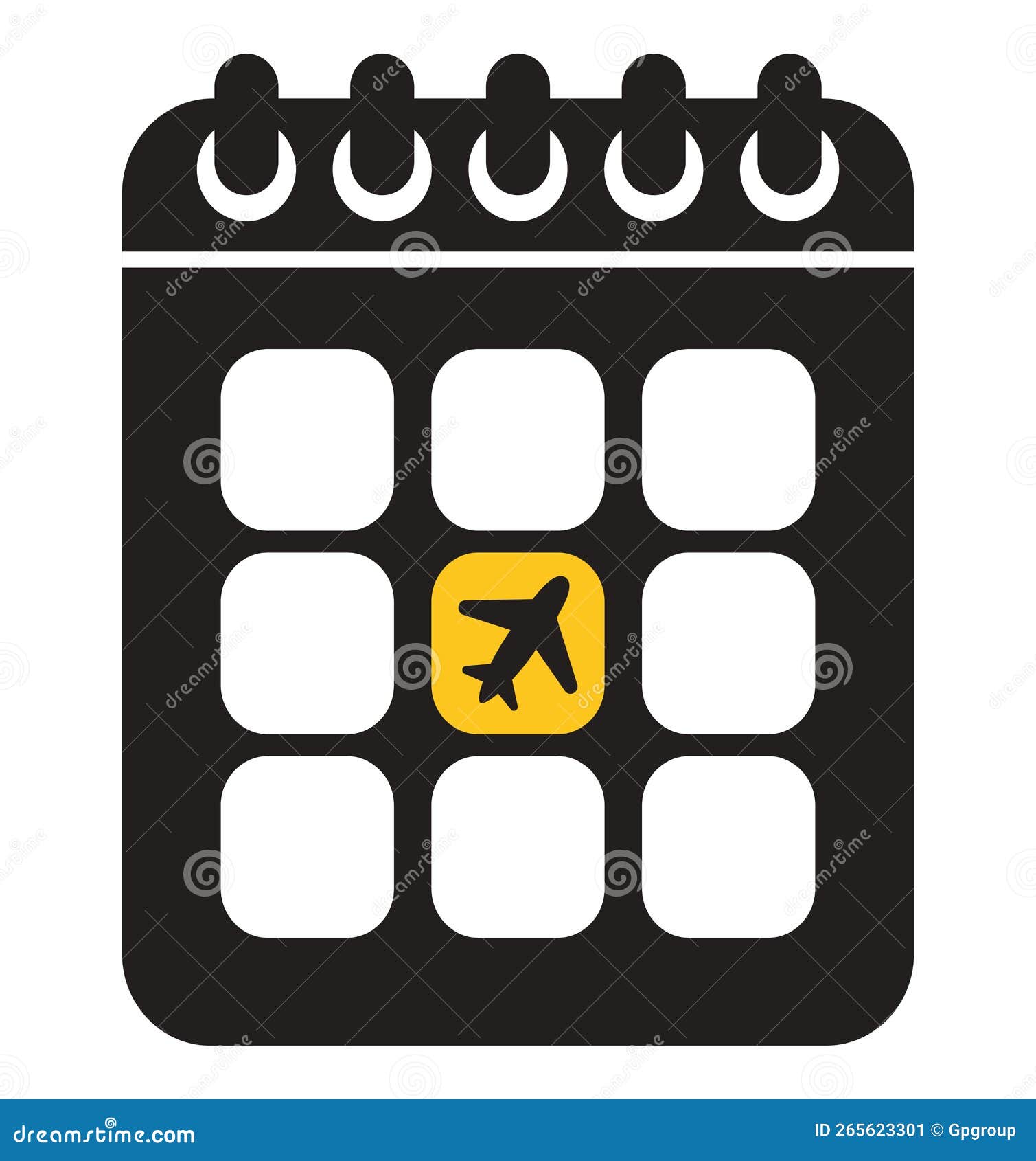 Fly day icon stock vector. Illustration of isolated - 265623301