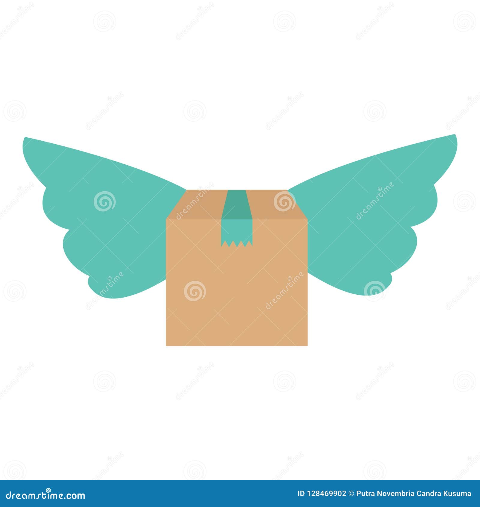 Fly Delivery Logo Icon Design Stock Vector - Illustration of branding ...