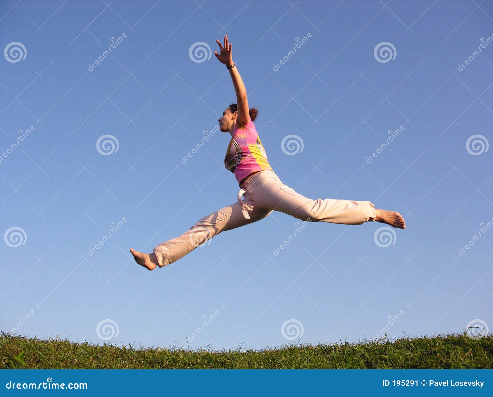 Fly girl stock image. Image of fall, autumn, active, physical - 195291