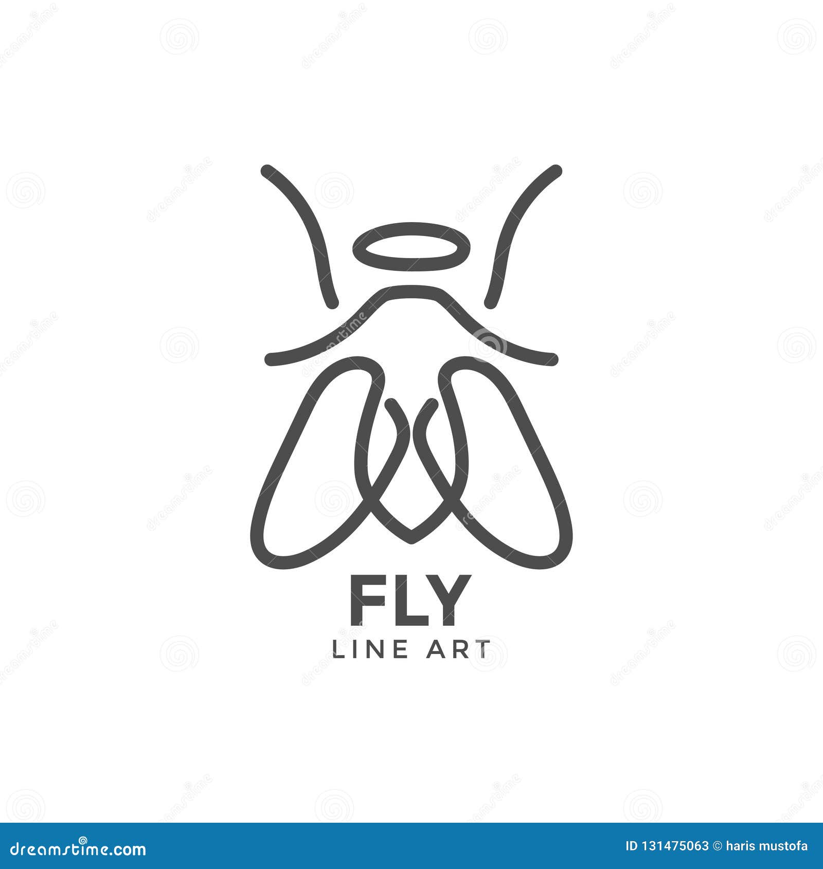 Fly Graphic Design Template Vector Stock Vector - Illustration of icon ...