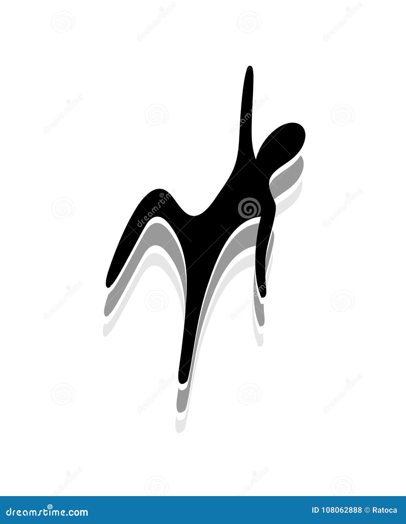 Fly hero icon stock vector. Illustration of creative - 108062888