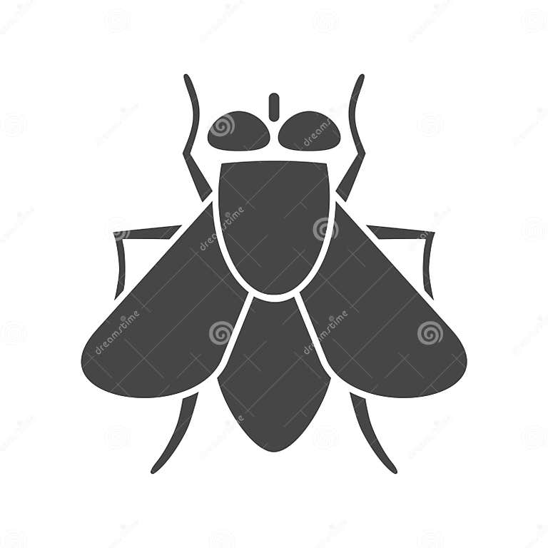 Fly Icon - Vector Illustration Stock Vector - Illustration of limb ...