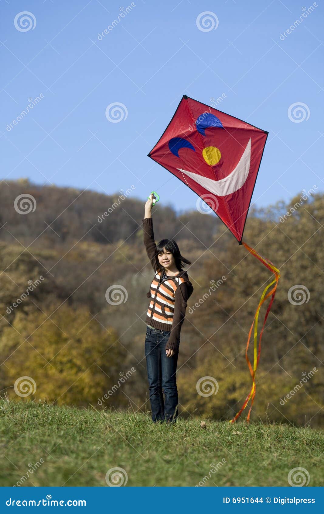 Fly a kite stock photo. Image of sports, hobby, teenager - 6951644