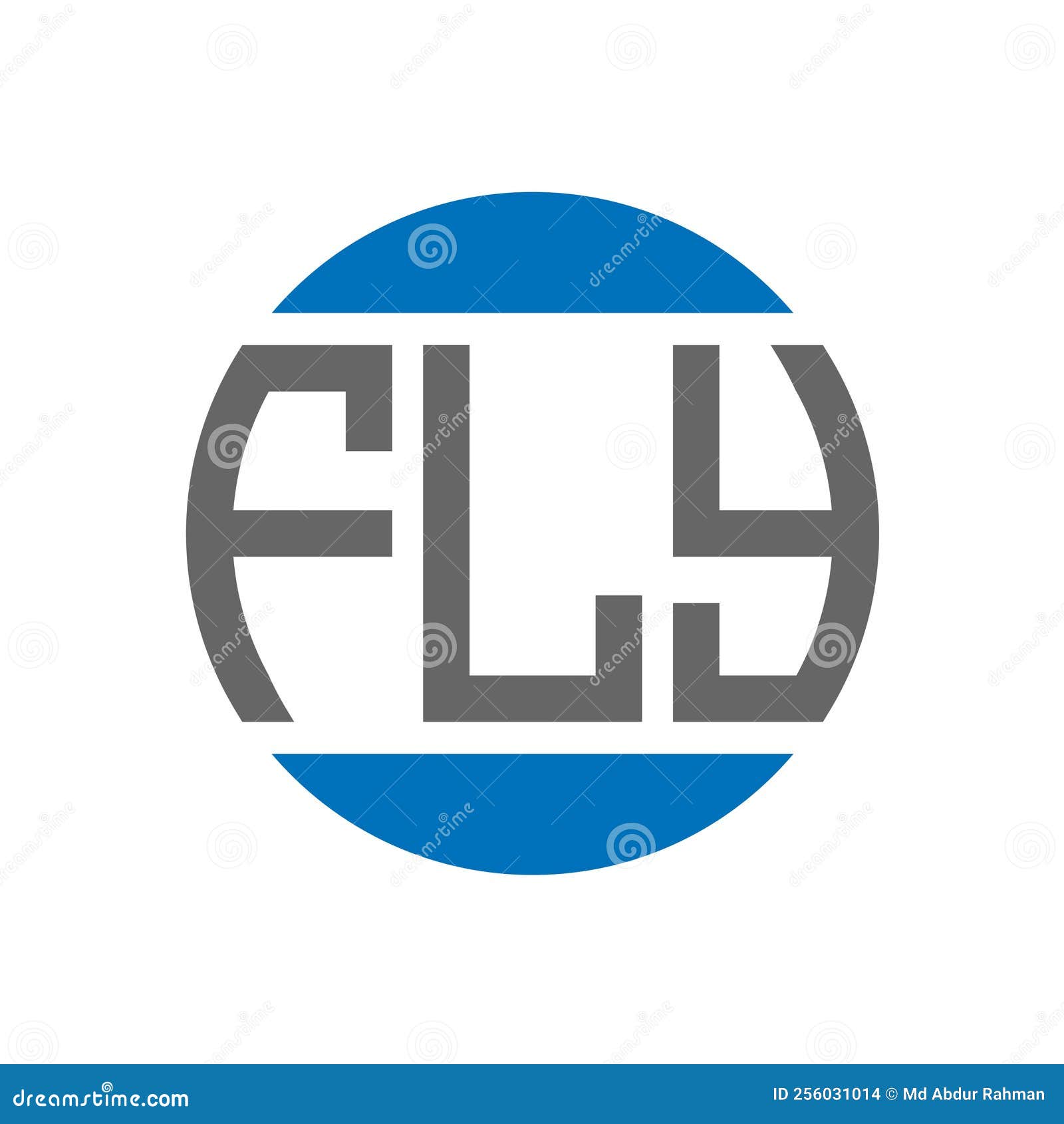 FLY Letter Logo Design on White Background. FLY Creative Initials ...