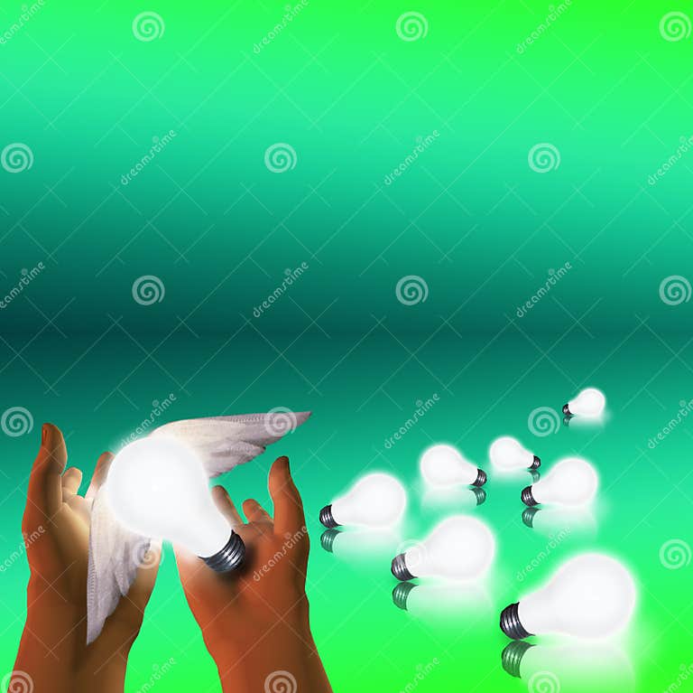 Fly little one, fly stock illustration. Illustration of bright - 1704395