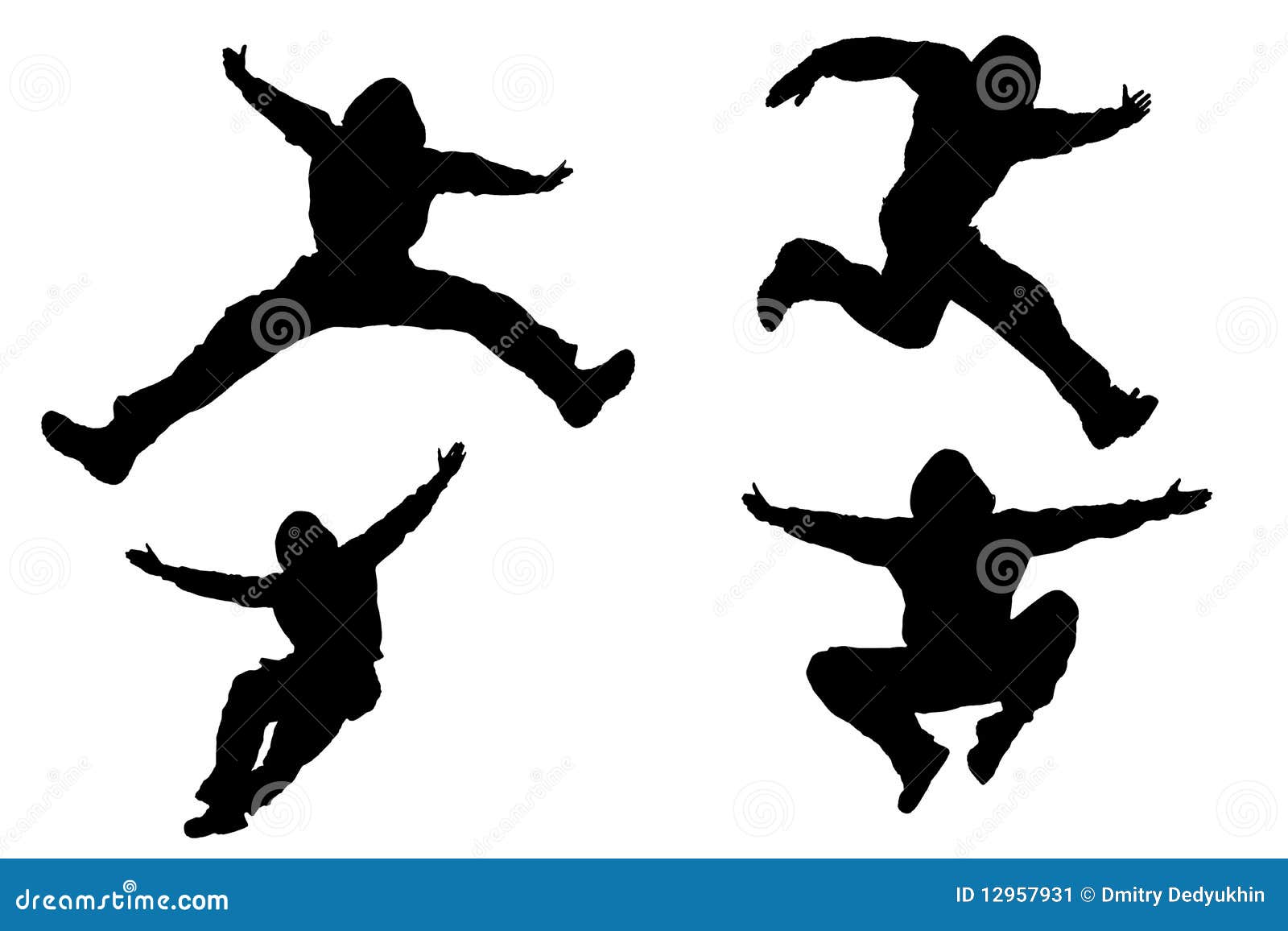 Fly man stock illustration. Illustration of collection - 12957931