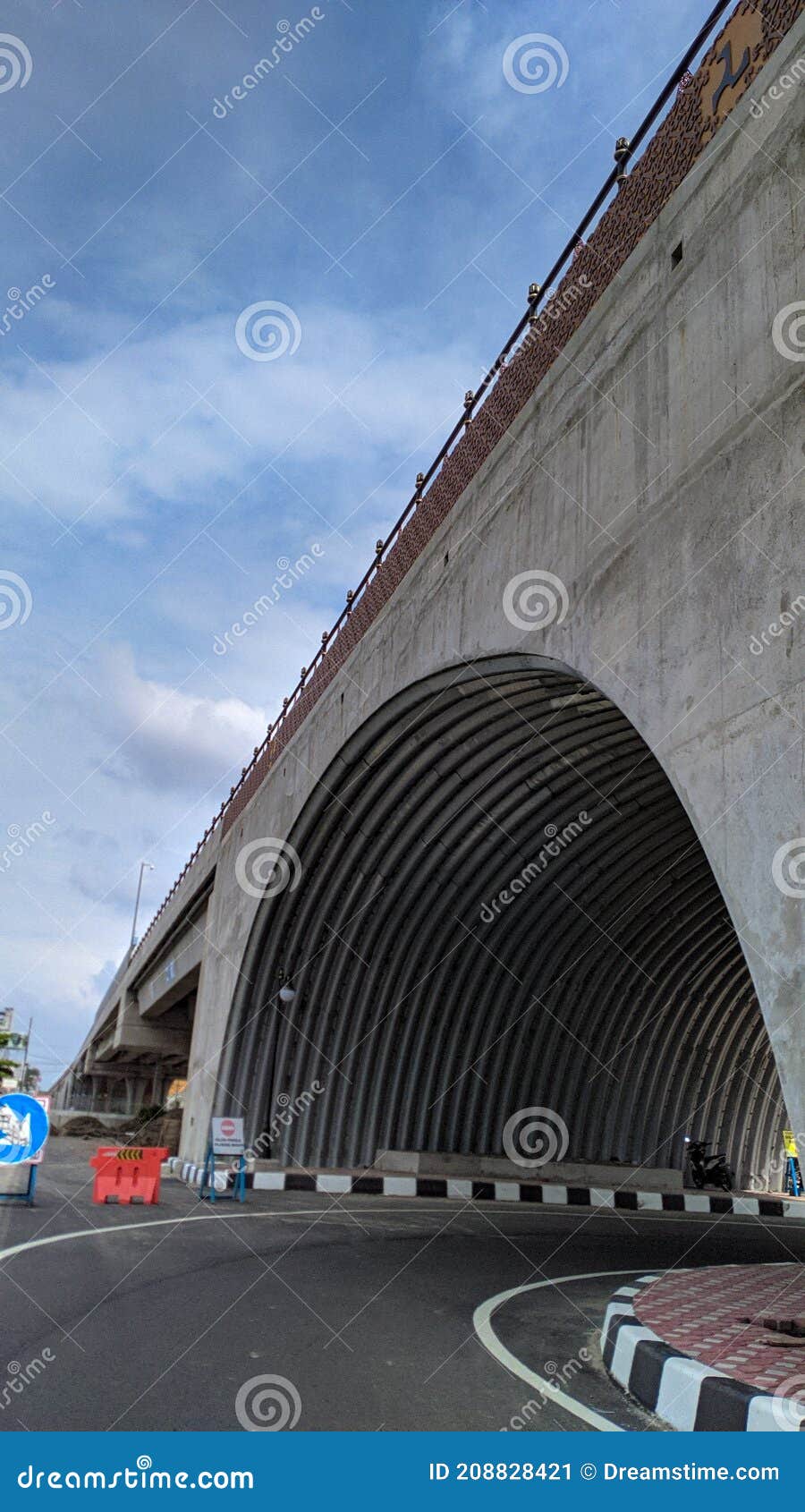 The Fly Over Bridge Which is Still Under Construction Stock Image ...