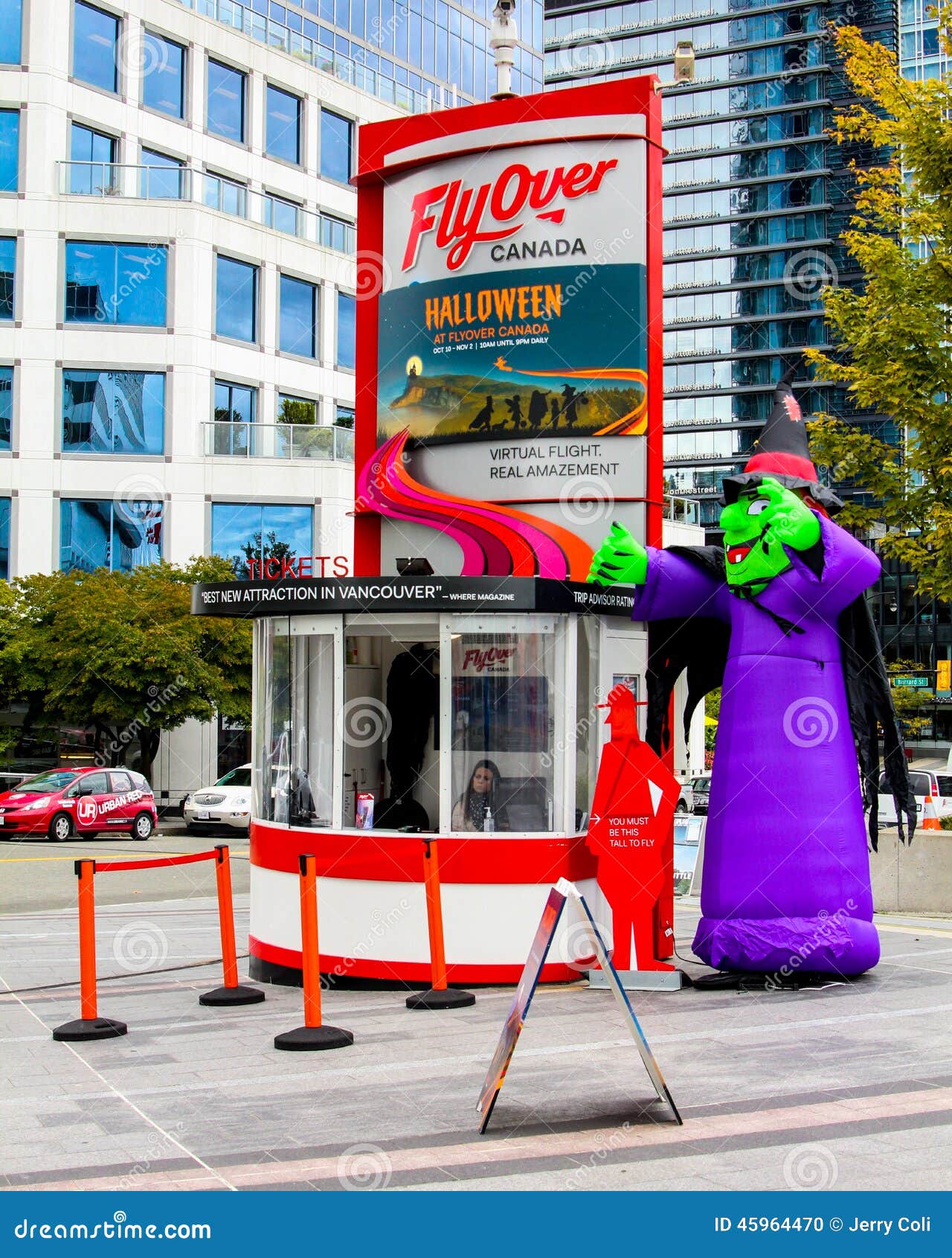 Fly Over Canada Ticket Booth, Vancouver, BC Editorial Image - Image of ...