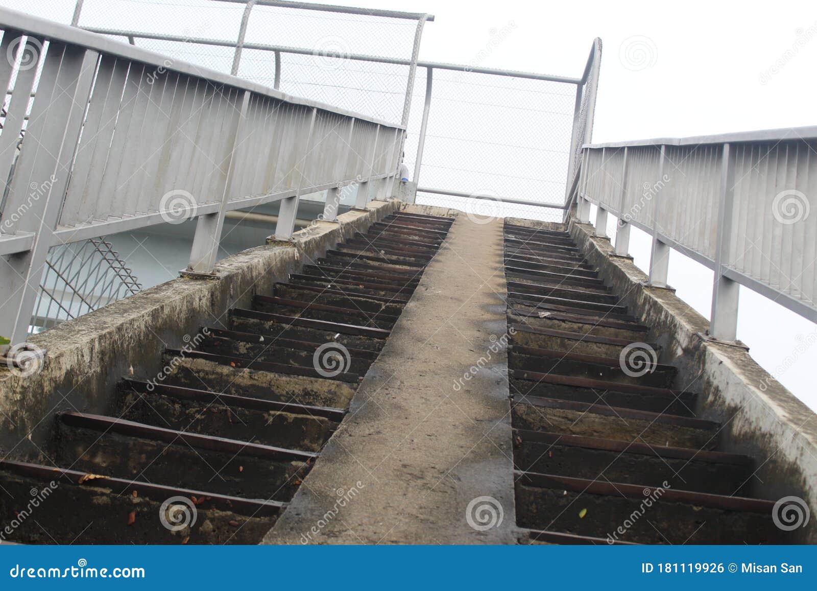 Fly Over or Overpass or Pedestrian Bridge in Indonesia Stock Photo ...