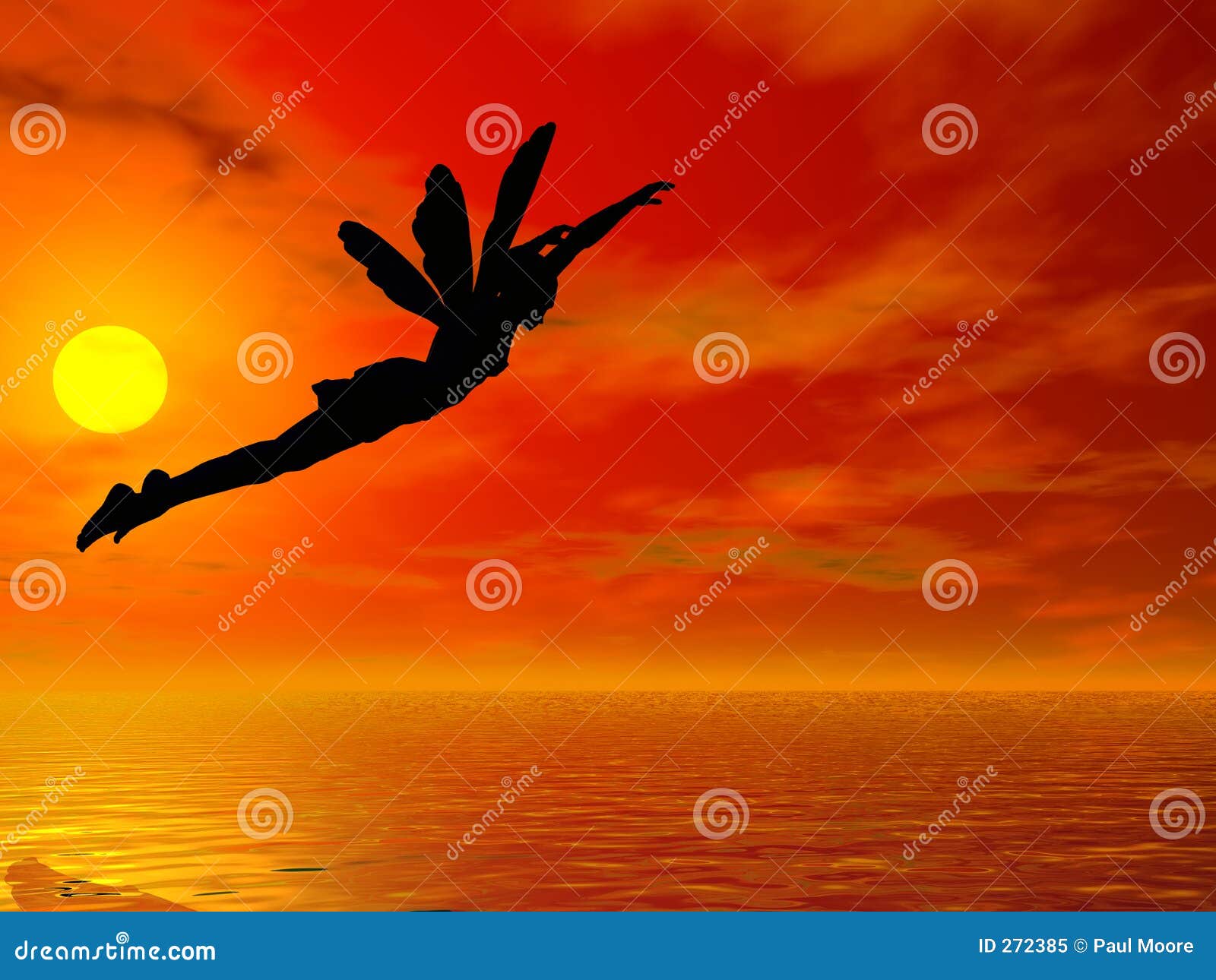 Fly past the Sun stock illustration. Illustration of calm - 272385