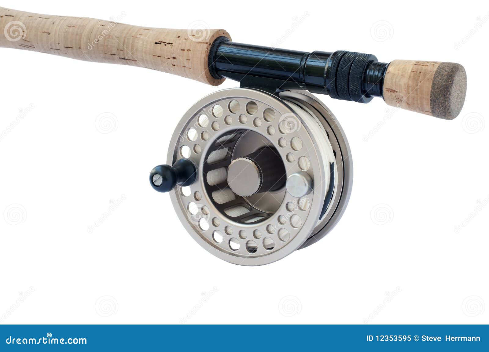 Fly Rod and Reel stock image. Image of fresh, pond, ocean - 12353595