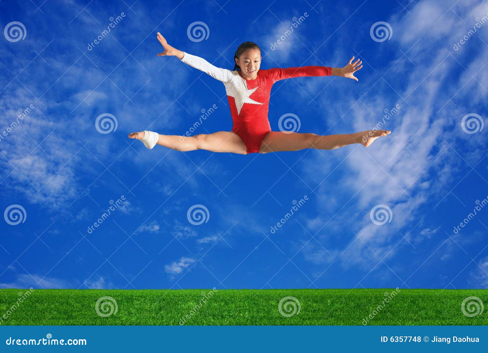 Fly in sky stock photo. Image of gymnast, exercise, beauty - 6357748
