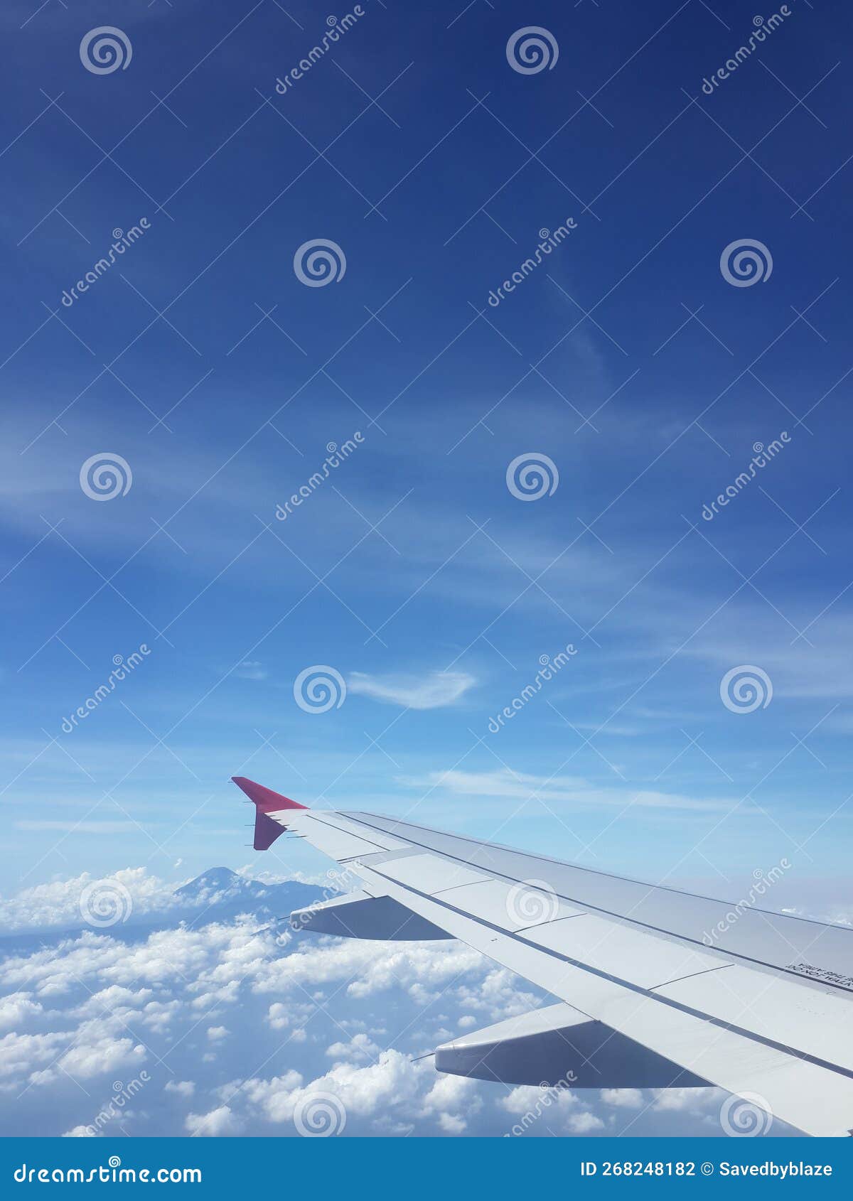 Fly to the blue sky stock photo. Image of cloud, horizon - 268248182