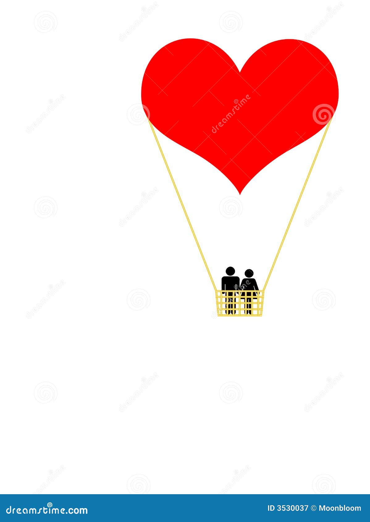 Fly to love stock vector. Illustration of greeting, feeling - 3530037