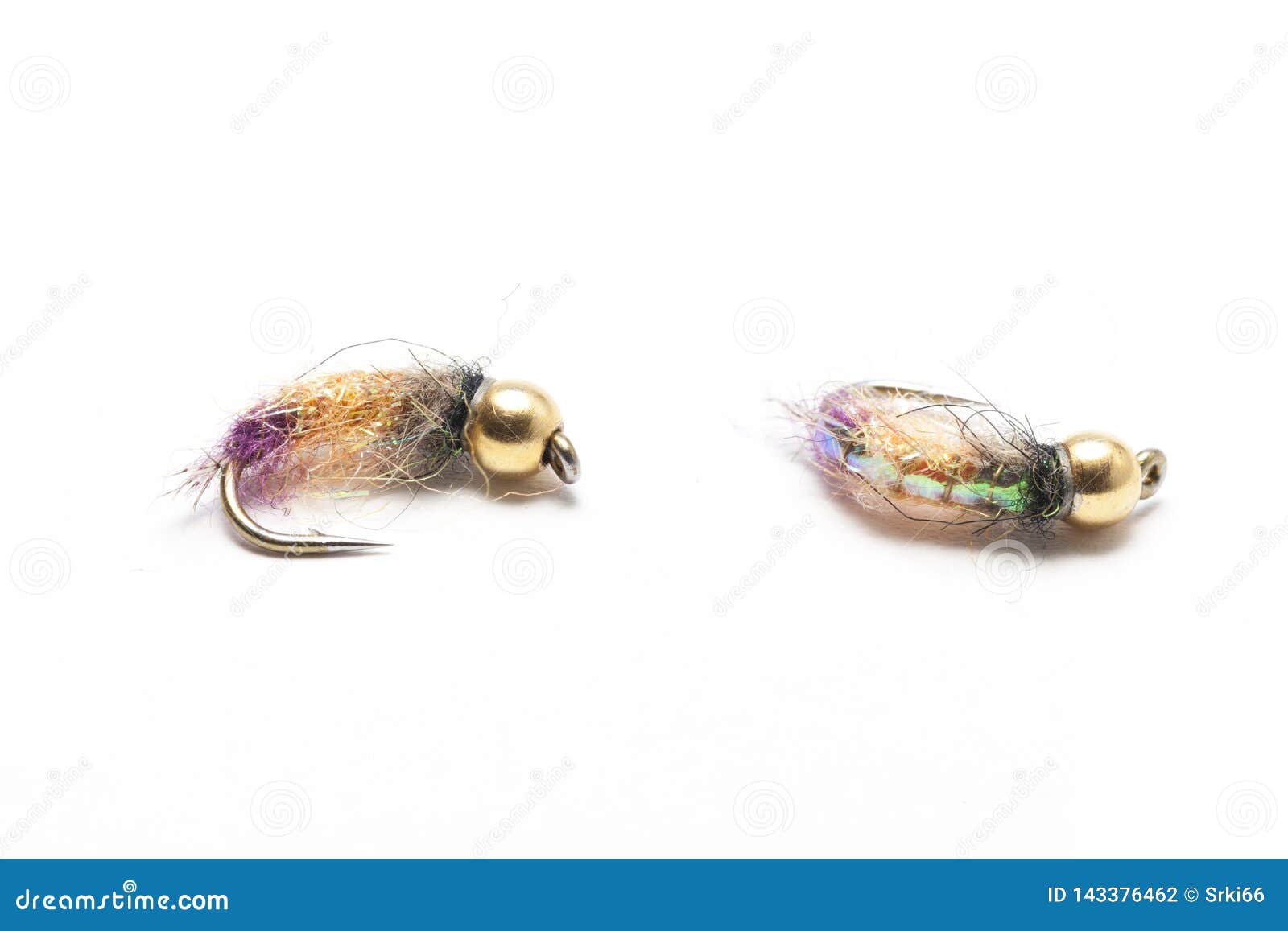 Fly tying hooks stock photo. Image of isolated, hand - 143376462