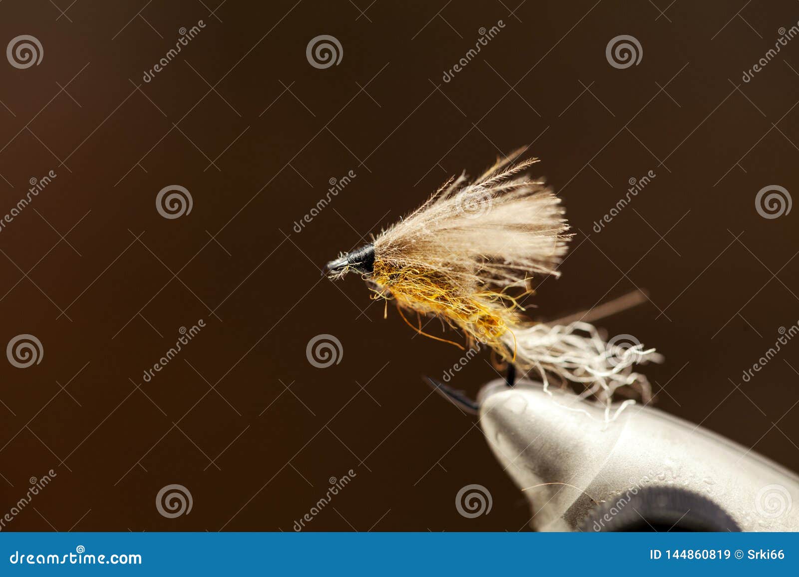 Fly tying hooks stock image. Image of flyfishing, tackle - 144860819