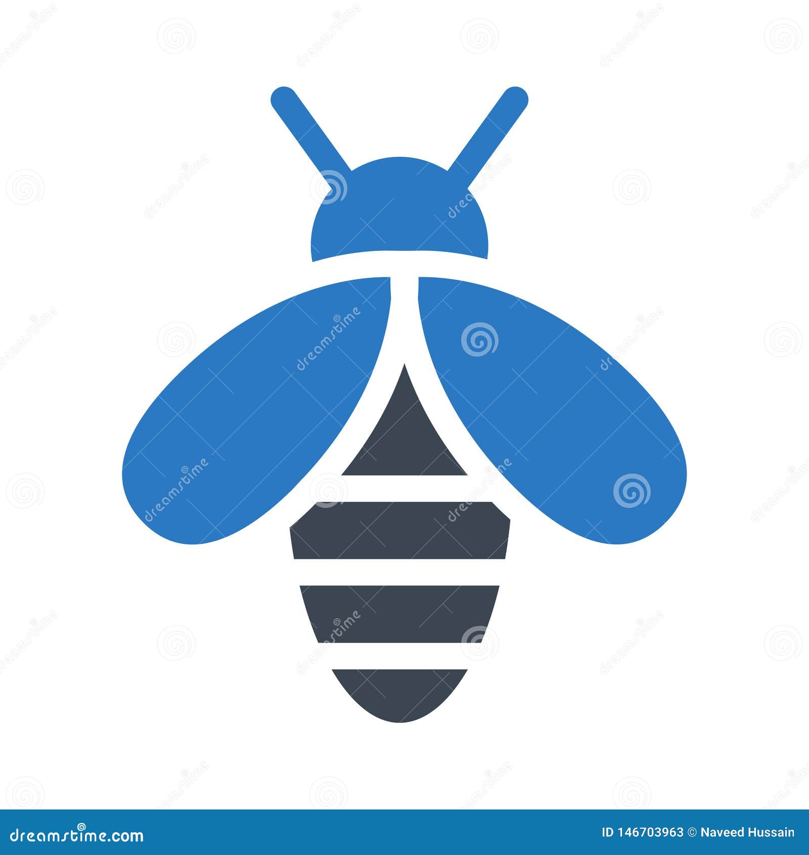 Fly Glyph Color Vector Icon Stock Vector - Illustration of leaf ...